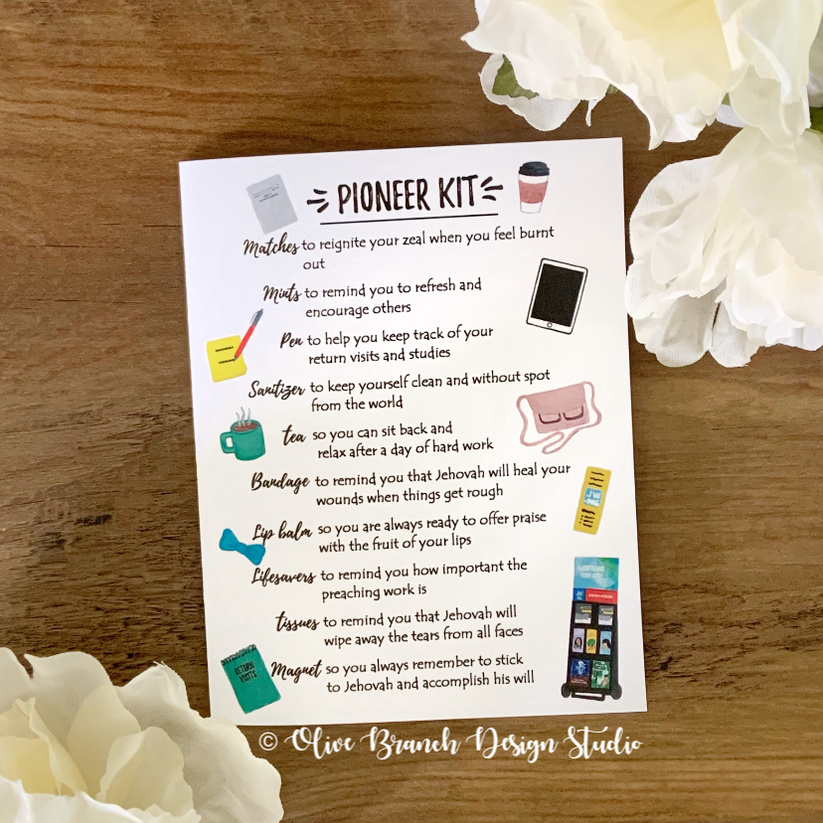 DIY Pioneer Kit | JW Gifts – Olive Branch Design Studio